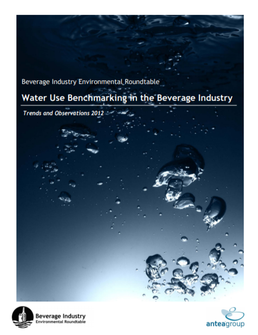 Water Use Benchmarking in the Beverage Industry: 2012 - BIER